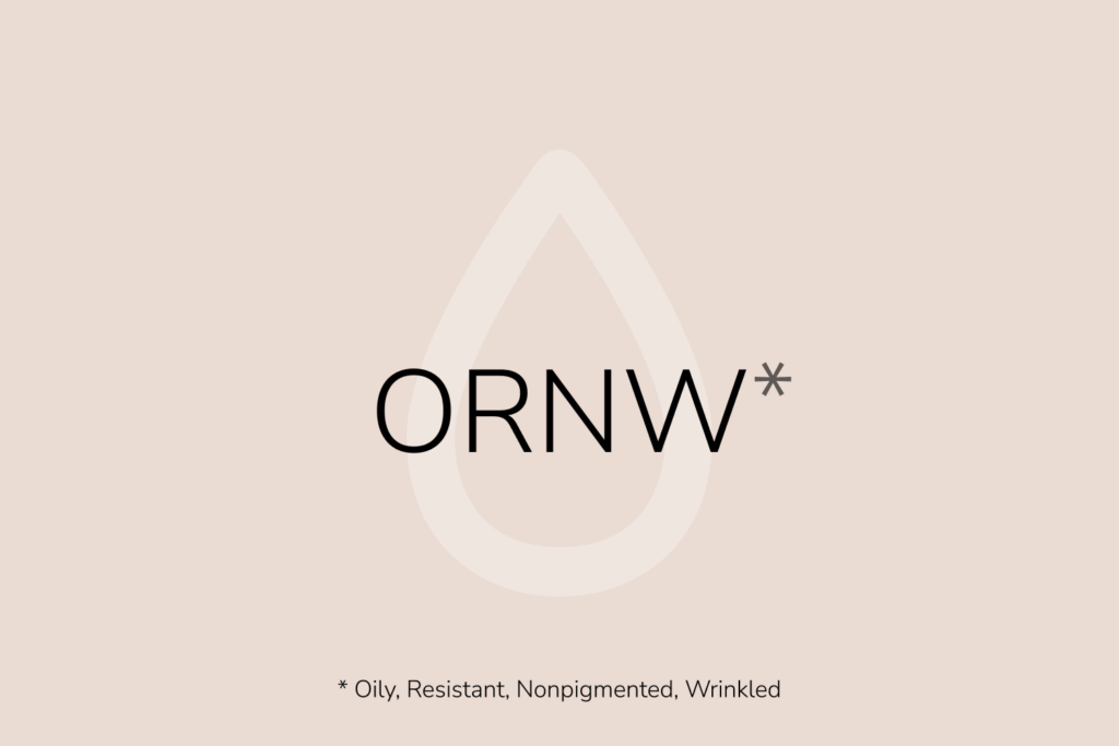 The ORNW Skin Type · Care to Beauty